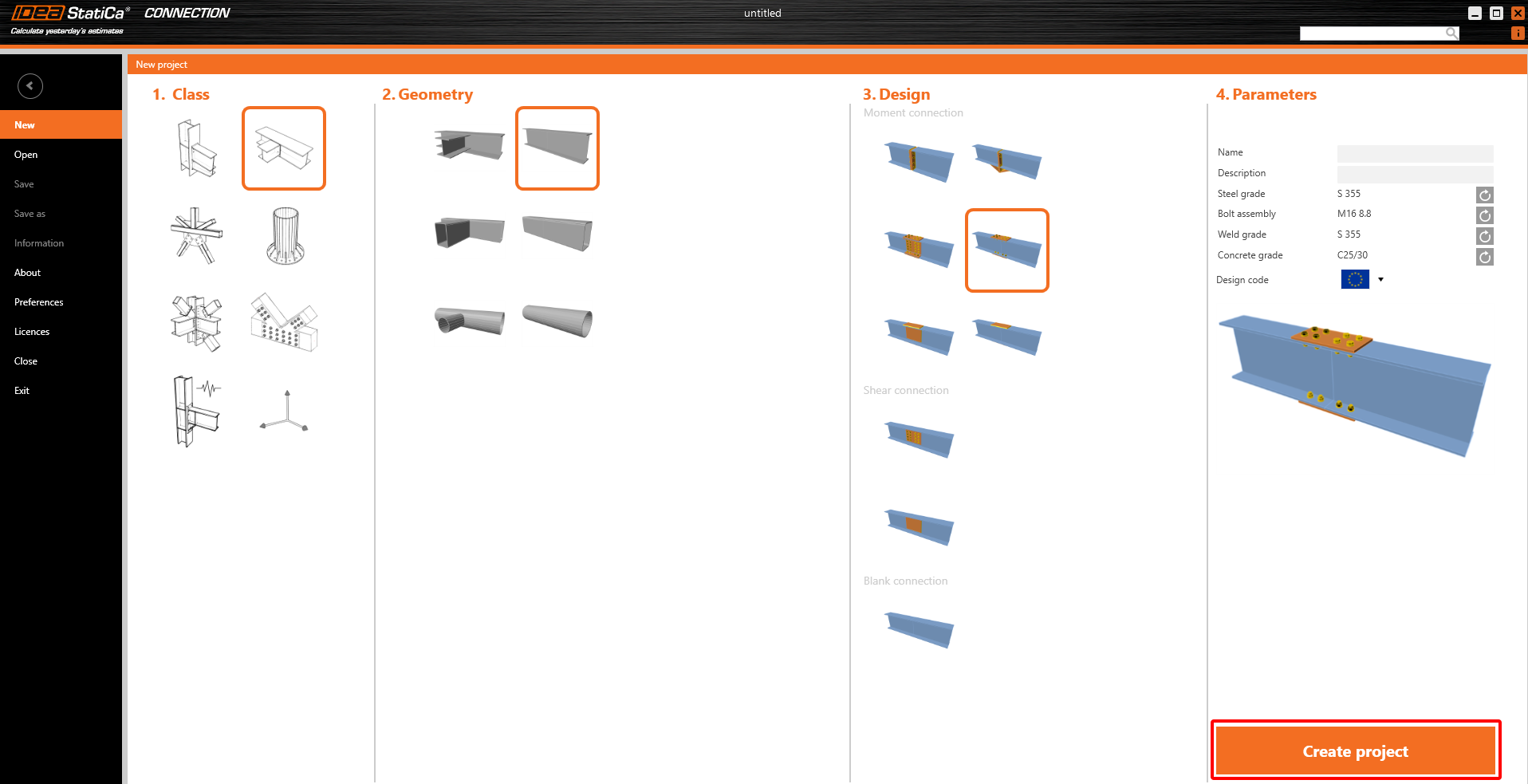 Parametric design in IDEA StatiCa Connection - Basics (01) | IDEA StatiCa